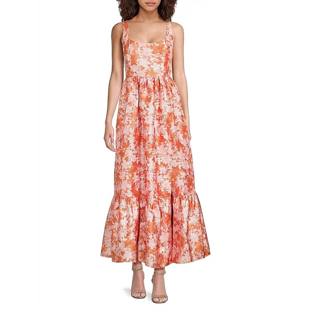 Hutch | Dresses | New Hutch Beanie Floral Metallic Jacquard Midi Dress ...
